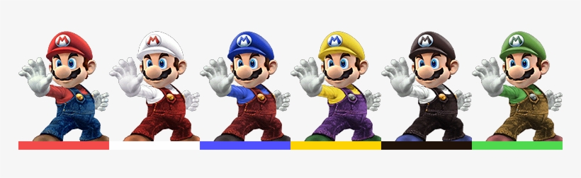Download Mario Palette - Super Smash Bros Brawl Mario Costumes ...