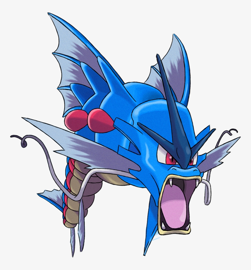 Pokemon Shiny Mega Gyarados Is A Fictional Character - Pokemon Mega Gyarados Png PNG Image ...