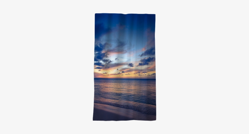 Beautiful Beach Scene With Sea And Sunset Sky Blackout - Mare E Cielo ...