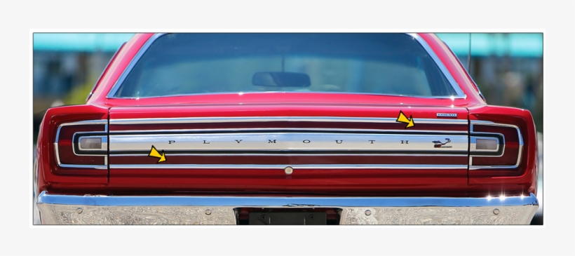 *1968 Plymouth Road Runner Tail Panel Pinstripe Kit - 1968 Plymouth ...