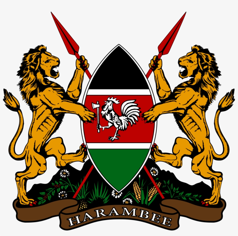 Coat Of Arms Of Kenya - Coart Of Arms Kenya PNG Image | Transparent PNG ...