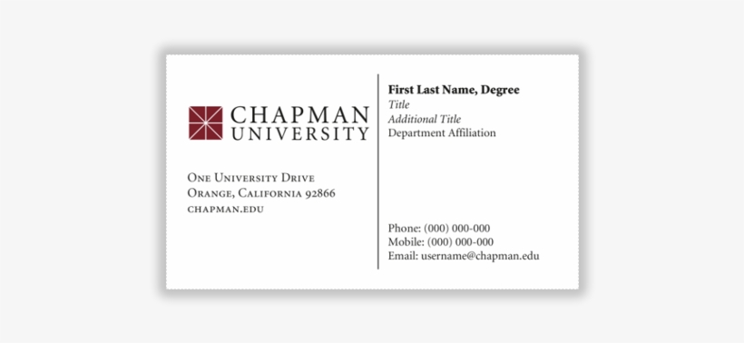 Download Business Card Sample - Business Card With Degree | Transparent ...
