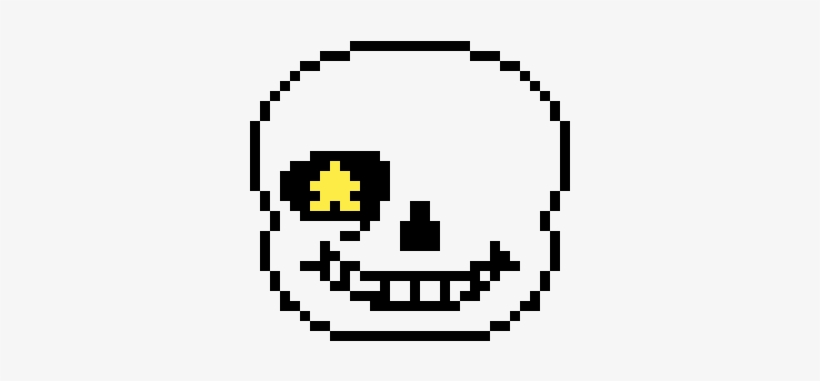 Download Wip Ink Sans Head - Sans Head Pixel Art | Transparent PNG ...