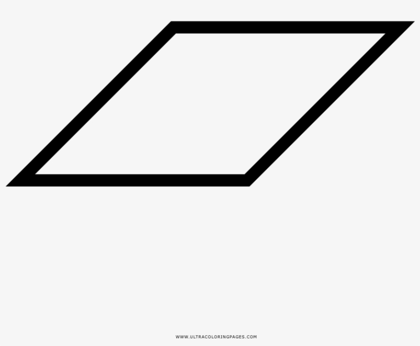 Parallelogram Coloring Page - Geometry PNG Image | Transparent PNG Free ...