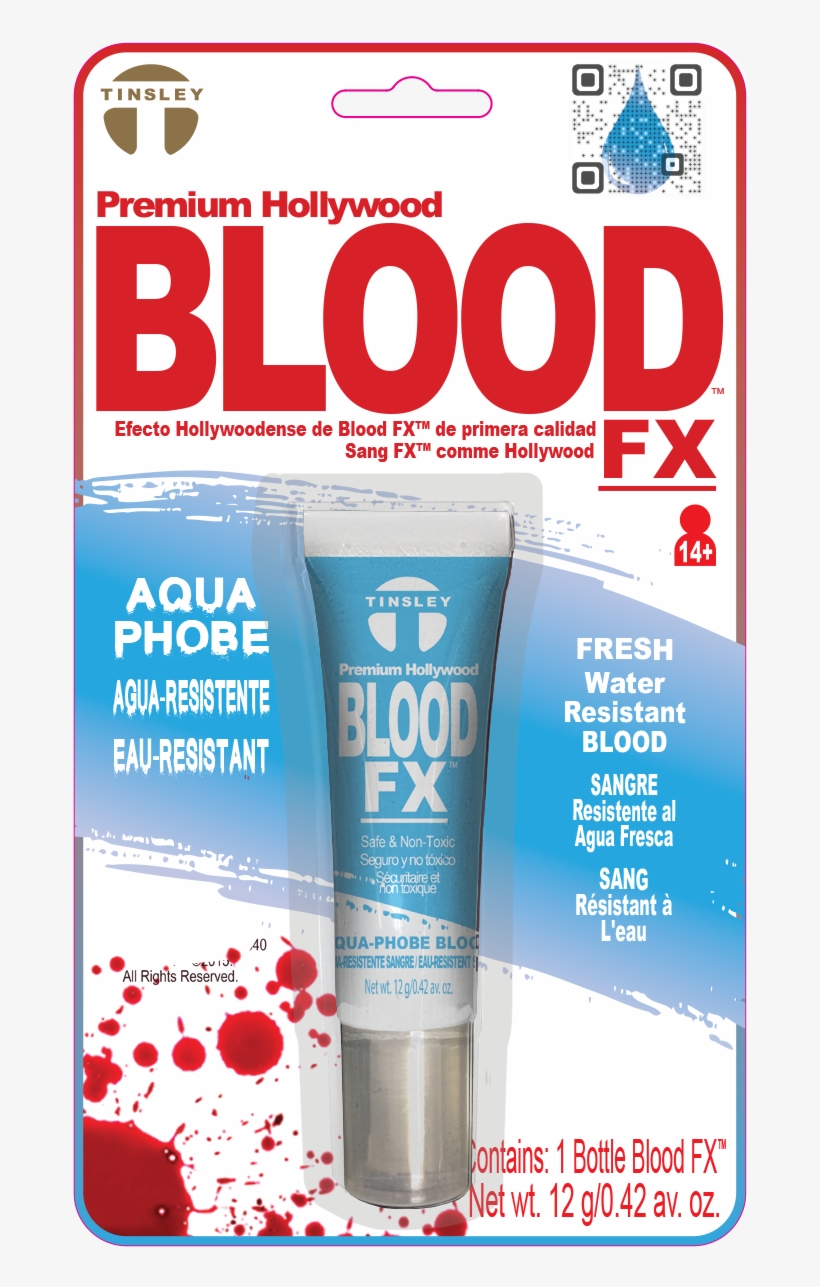 This Is A Fancy Name For Blood That Has A Fear Of Water - Tinsley ...