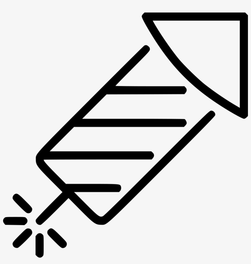 Firecrackers Clipart Black And White