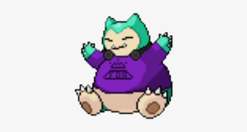 Mud Snorlax - Snorlax Black And White Sprite PNG Image | Transparent ...