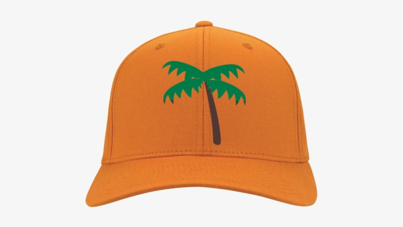Download Palm Tree Emoji Port Authority Flex Fit Twill Baseball - Palm ...