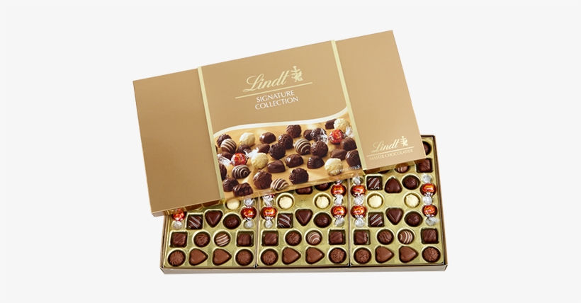 Lindt Signature Box - Box Of Lindt Chocolates PNG Image | Transparent ...