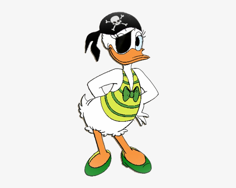 Green Pirate Out Fit And Eye Patch Daisy Duck Pirate - Daisy Duck ...