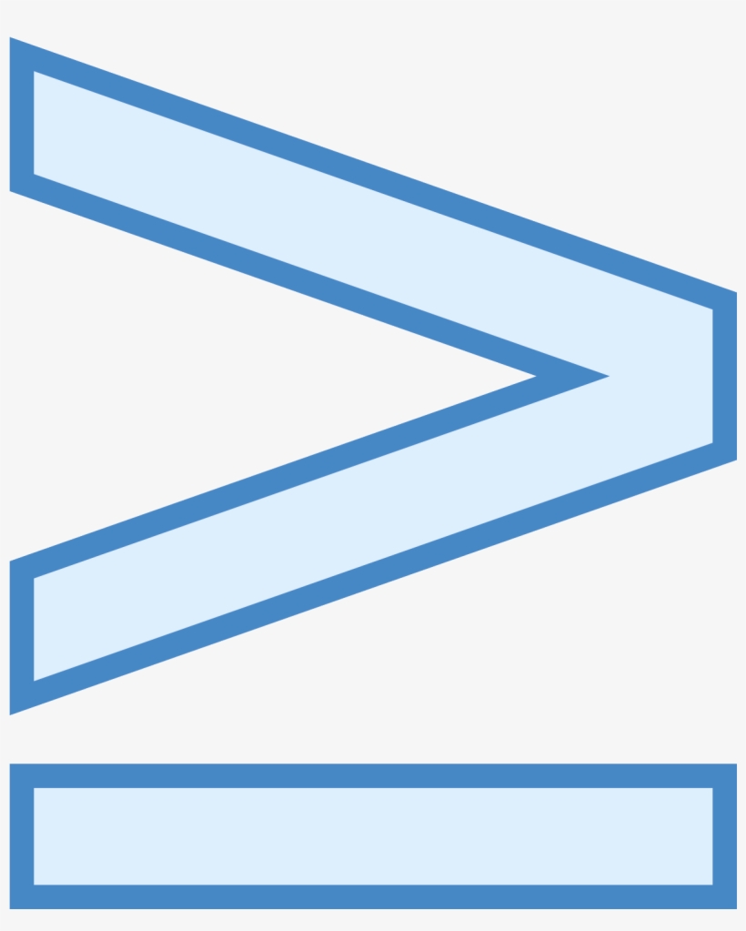 More Or Equal Icon - Icons8 PNG Image | Transparent PNG Free Download ...