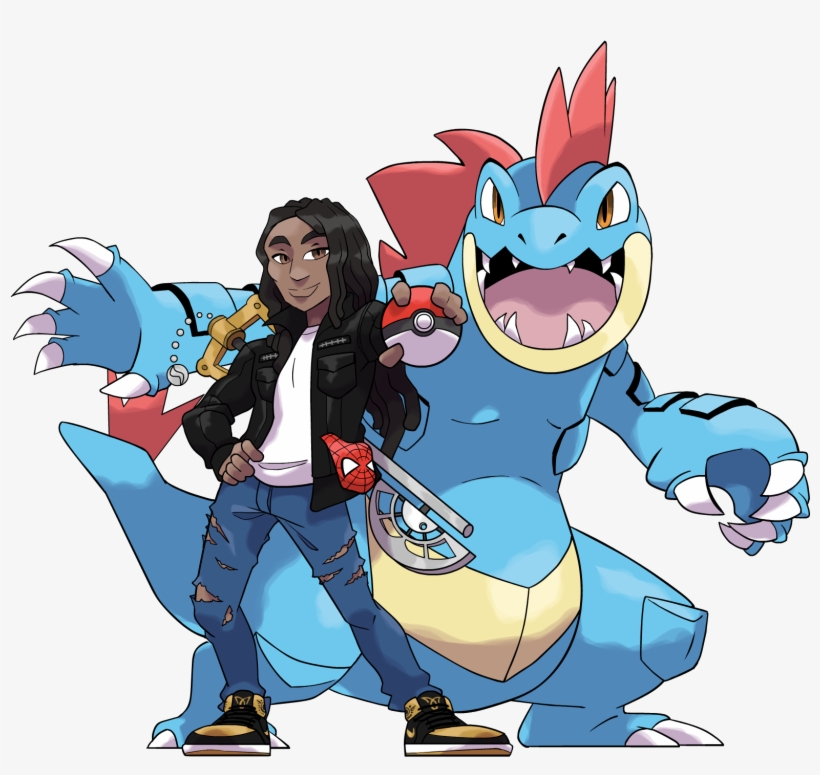 Pokemon Trainer X Feraligatr Trainers, Character Design, - Feraligatr ...