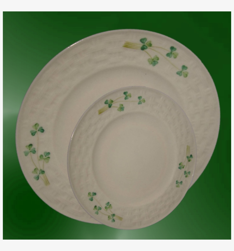 Celtic Classics 10 Inch Shamrock Dinner Plate Only - Saucer PNG Image ...