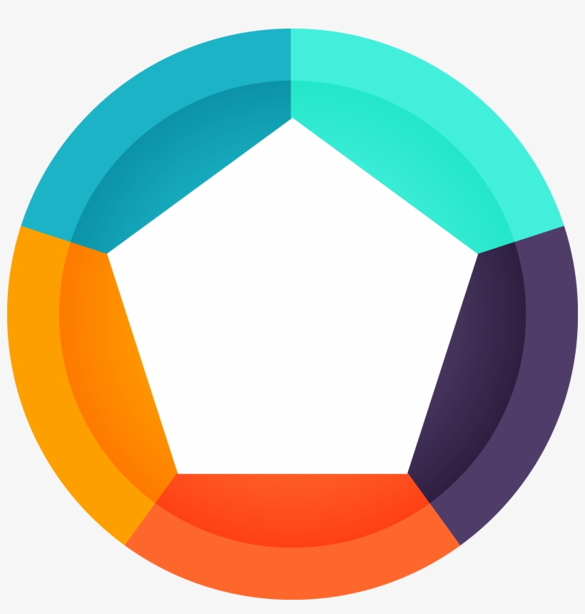 Circle Logo Art Flower Figure Transprent Png - Logo Circular Png PNG ...