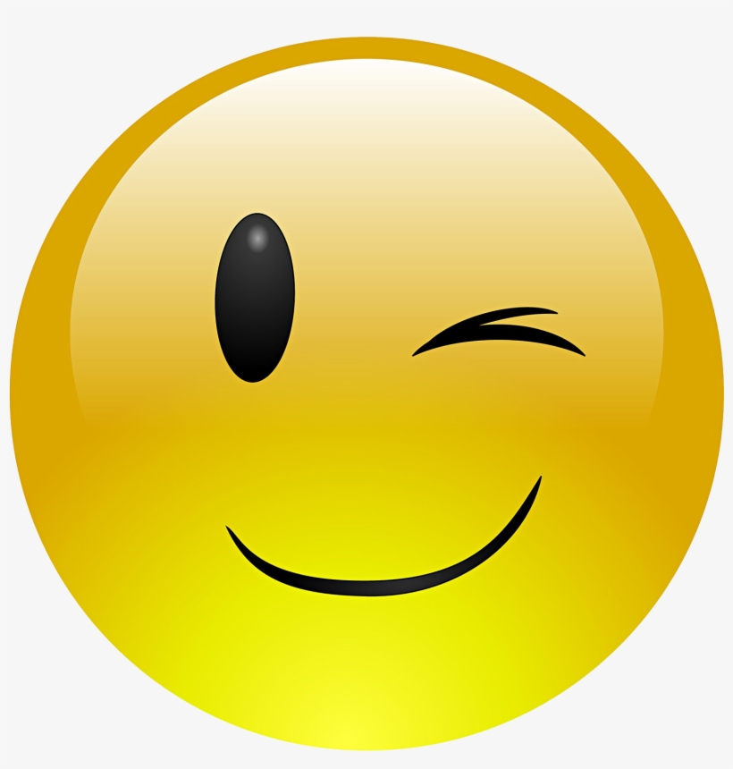 Download Emoji Face Clipart Wink - Winking Emoji Face | Transparent PNG ...