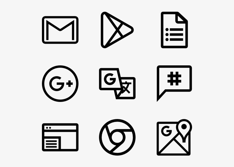 Google Services Lineal - Icon For Information PNG Image | Transparent ...