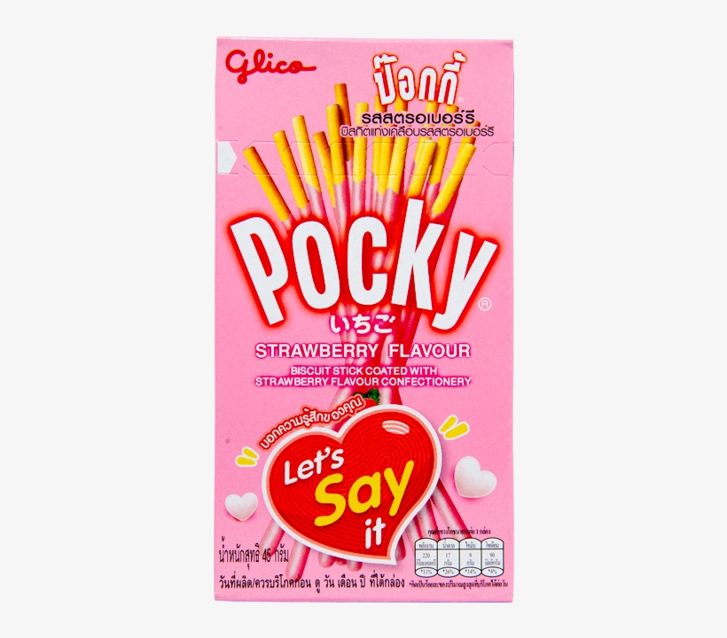 Pocky Strawberry - Pocky Strawberry Flavour PNG Image | Transparent PNG ...