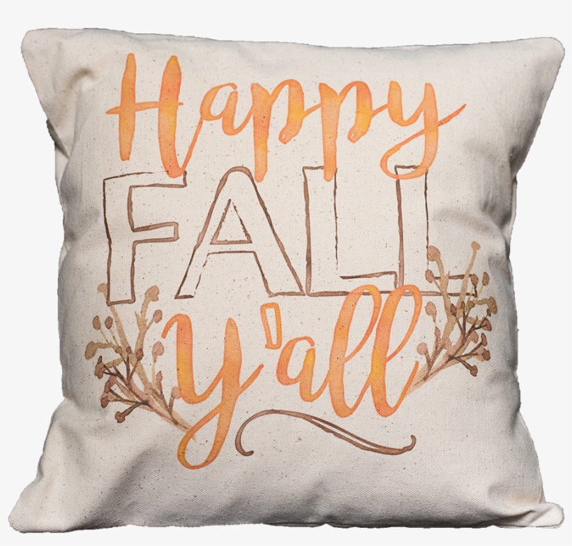 Happy Fall Y'all - Cushion PNG Image | Transparent PNG Free Download on ...
