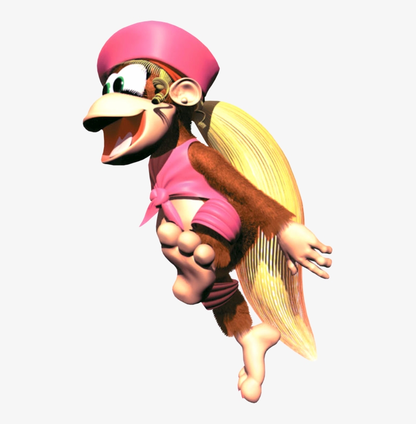 Dixie Kong - Donkey Kong 3 Dixie PNG Image | Transparent PNG Free ...