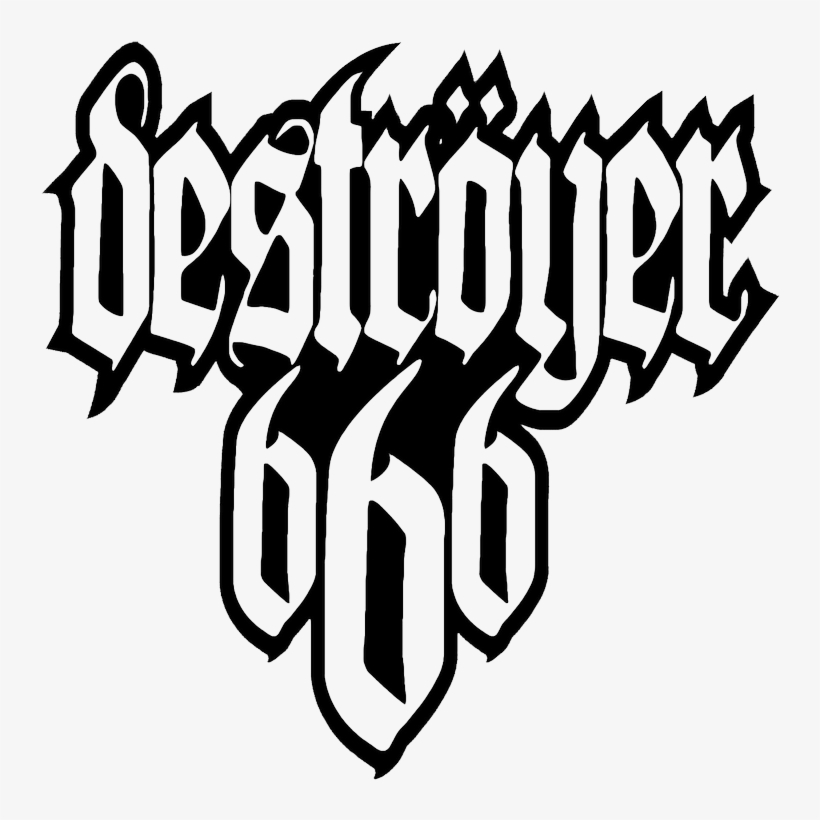 Des666 - Destroyer 666 Band Logo PNG Image | Transparent PNG Free ...