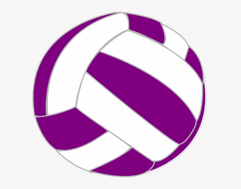 Purple And White Volleyball PNG Image | Transparent PNG Free Download ...