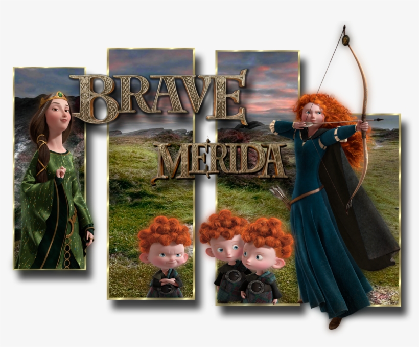*merida And Mother Elinor* - Brave (2012) PNG Image | Transparent PNG ...