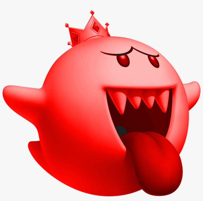 Fiery King Boo Artwork - King Boo Fantendo PNG Image | Transparent PNG ...