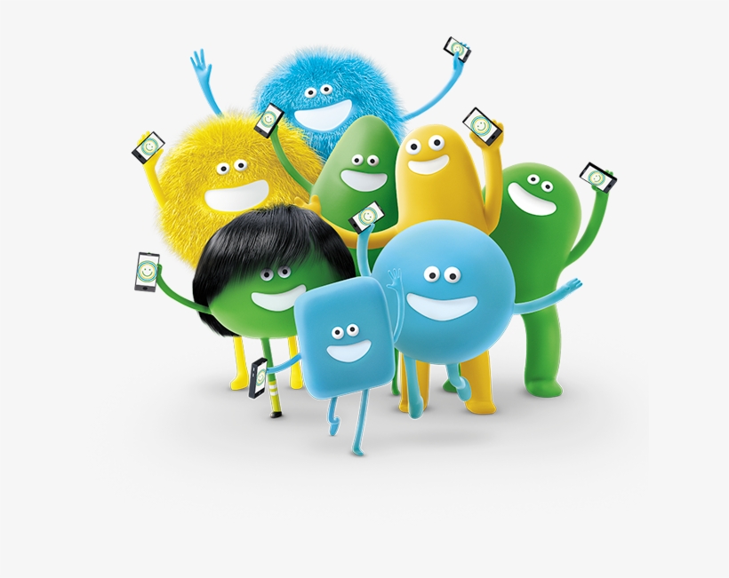 Product Image - Cricket Wireless Fuzzy Characters PNG Image ...
