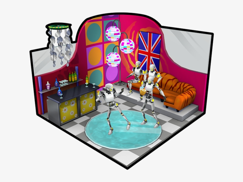Groovy Dance Party - Indoor Games And Sports PNG Image | Transparent ...