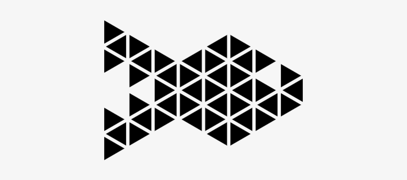 Polygonal Fish Shape Of Small Triangles Vector - Apache Mesos PNG Image ...