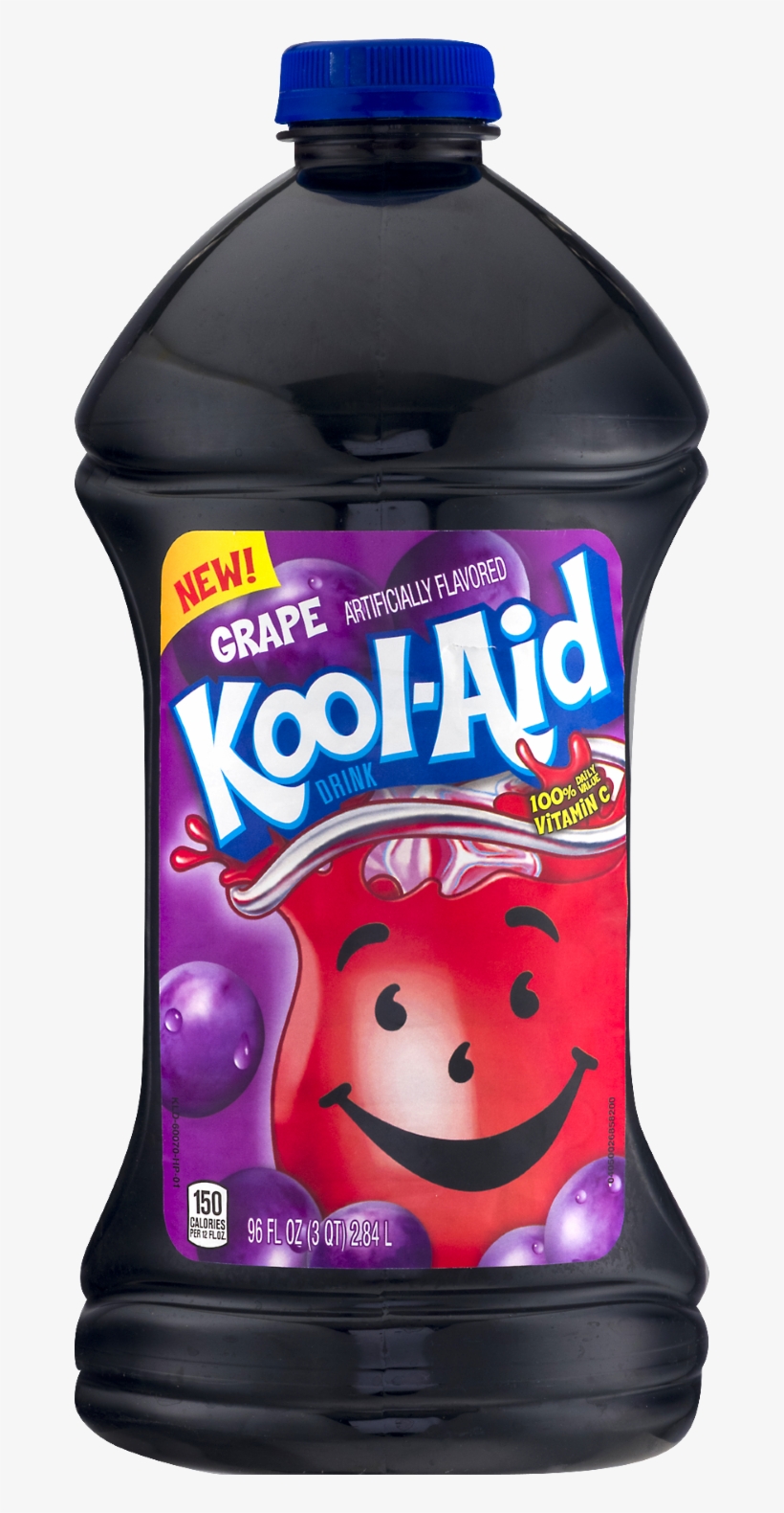 Download Kool-aid Grape Drink - 96 Fl Oz Bottle | Transparent PNG ...