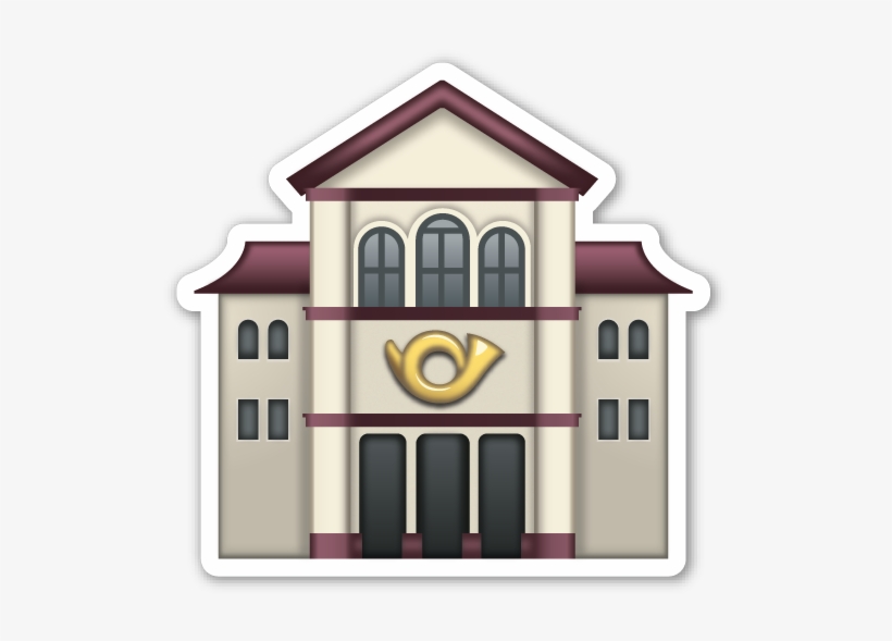Download European Post Office - 🏤 Emoji | Transparent PNG Download ...