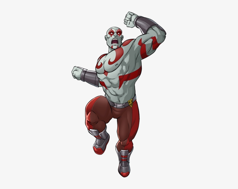 Drax Guardians Of The Galaxy Animado PNG Image | Transparent PNG Free ...