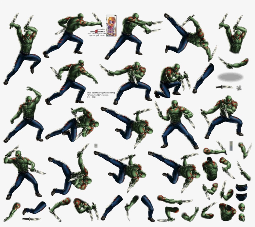 Click To View Full Size - Drax The Destroyer PNG Image | Transparent ...