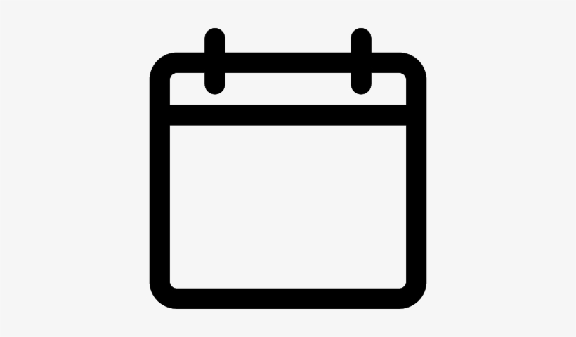 Download Calendar Empty Page Outline ⋆ Free Vectors, Logos, - Empty ...