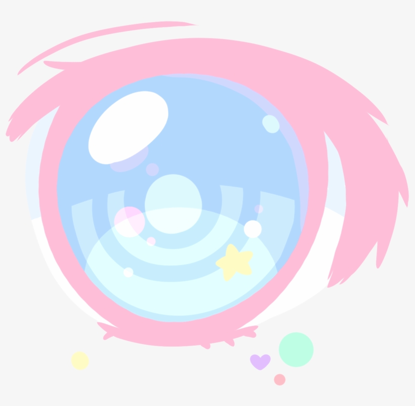 Cute Pastel Eye By Pastelfruits On Deviantart Png Black - Pastel PNG ...