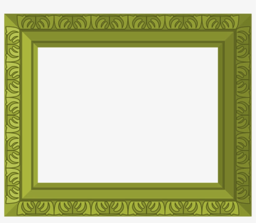 Green Frame Ornate - Design PNG Image | Transparent PNG Free Download ...