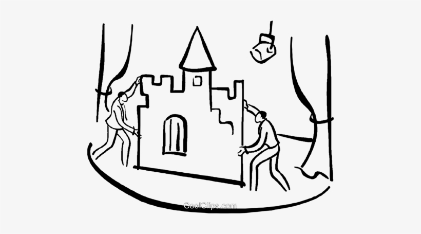 Download Setting Clipart Black Png - Theatre Props Clipart ...