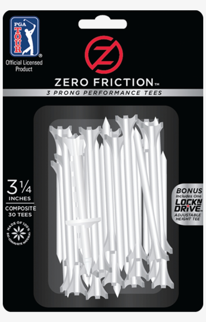 Download Zero Friction 3 1/4 Long Golf Tees White - Zero Friction 3 ...