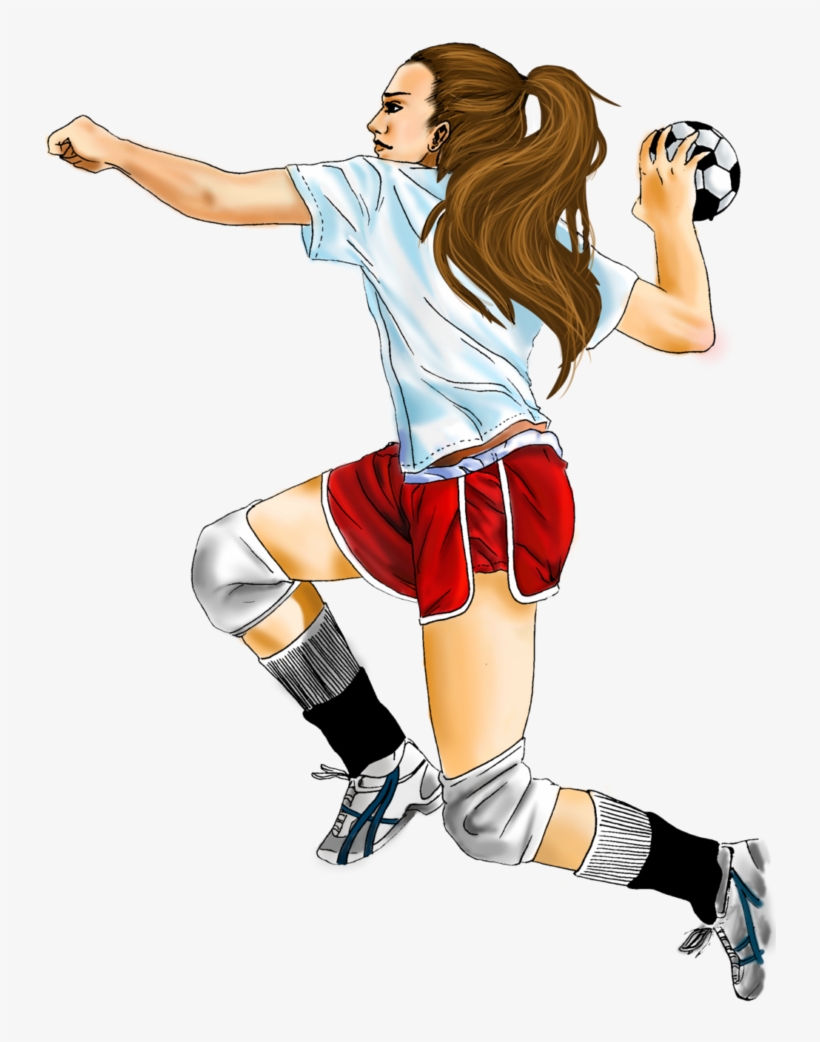 Download Handball Png Image - Dibujos De Handball Femenino ...