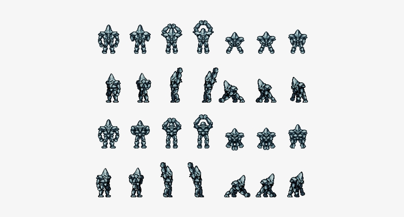 Golem-atk - Rpg Maker Golem Sprite PNG Image | Transparent PNG Free ...