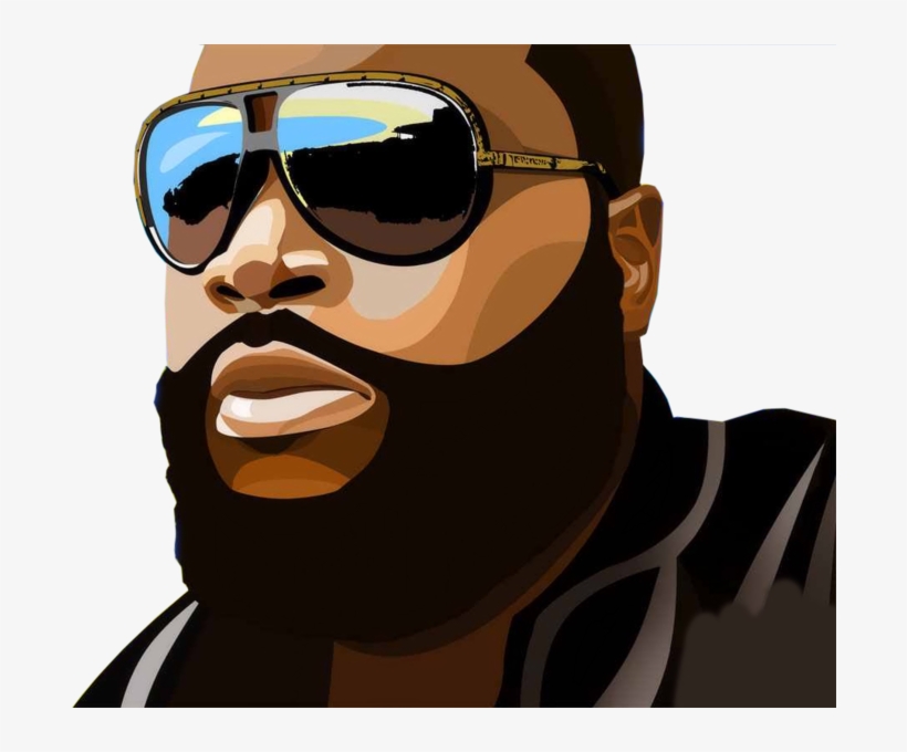Image Transparent Download Ms Drawing Rick Ross - Rick Ross Png Cartoon ...