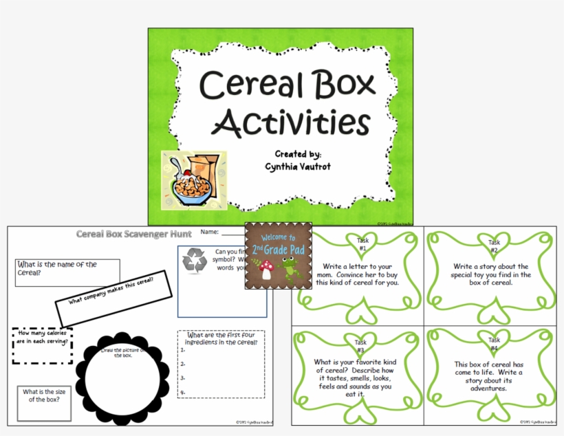 Reading A Cereal Box Activities - Box PNG Image | Transparent PNG Free ...
