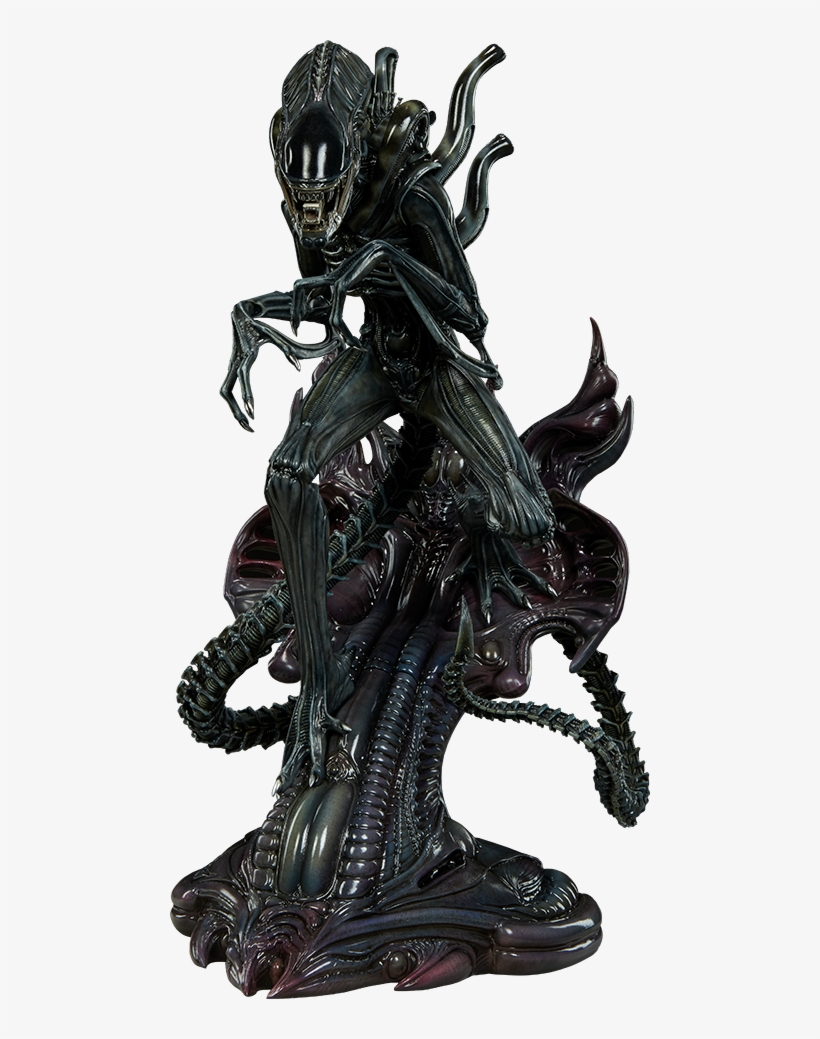 Alien Warrior Statue - Aliens Statue Alien Warrior 44 Cm PNG Image ...