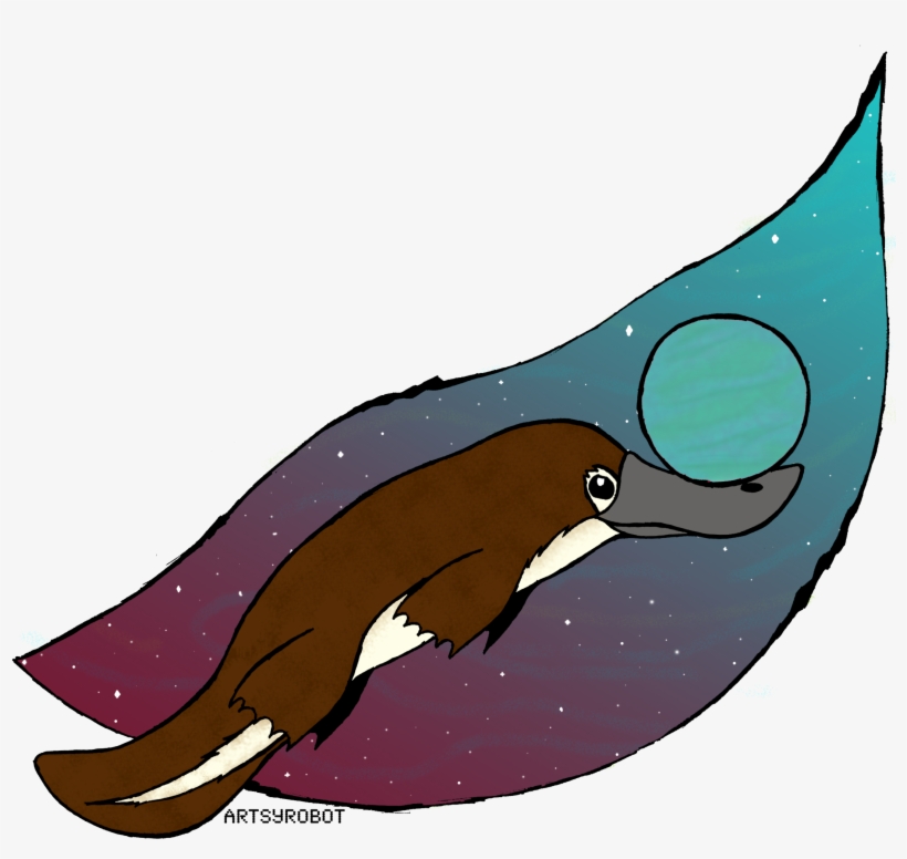 Download Galactic Platypus - Cartoon | Transparent PNG Download | SeekPNG