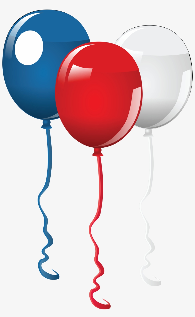 Free Clipart Of Fourth Of July Party Balloons - 4th Of July Png PNG ...