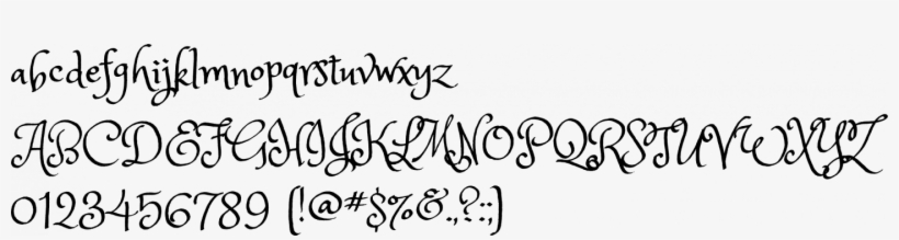 Download Princess Sofia Font Specimen - Calligraphy | Transparent PNG ...