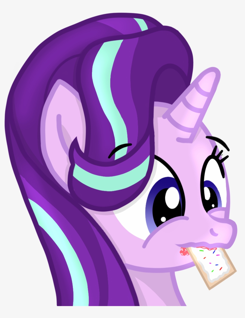 Toyminator900, Biting, Food, Mouth Hold, Pony, Poptart, - Cartoon PNG ...