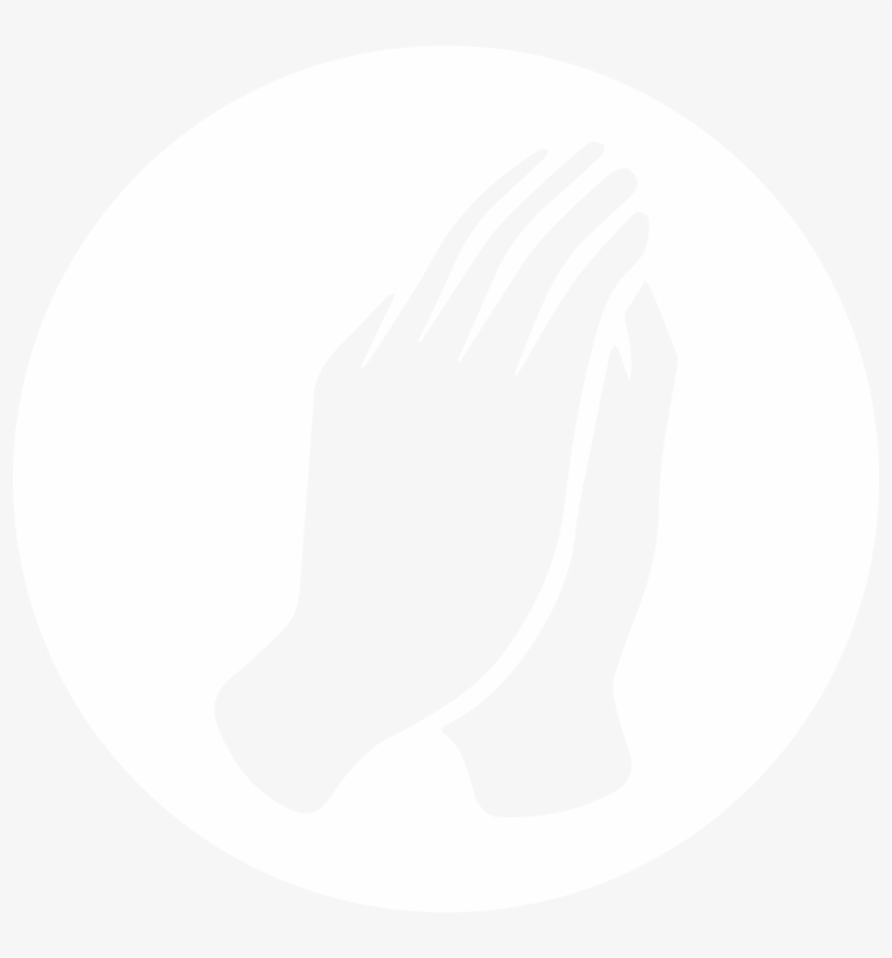 Download Send A Prayer Request - Pray Hand Graphic Icon Png ...