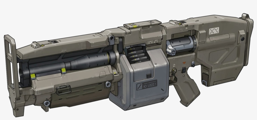 Doom Heavy Assault Rifle Gun Con - Doom Gun Concept Art PNG Image ...